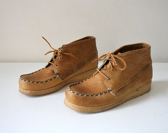 Gum sole boots | Etsy