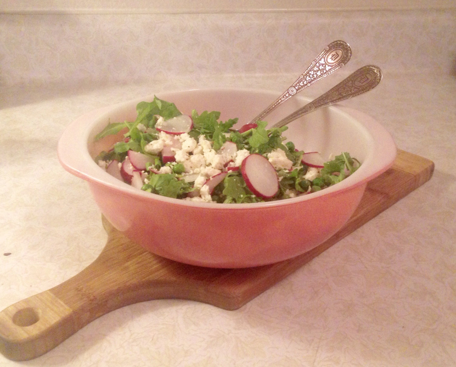 Vintage Pink Pyrex Mixing, Serving, or Baking Bowl, Pink Glass, Serving ...