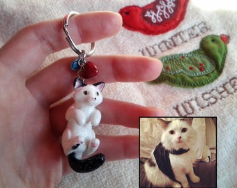 Popular items for cat keychain on Etsy