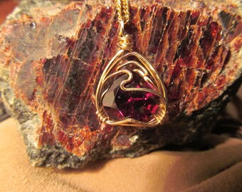Items similar to Abstract Forged and Wire Wrapped Ring SIZE 7 with ...