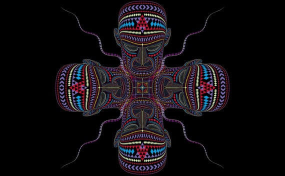 my latest animated attempt at closed-eye DMT experience. xpost ...