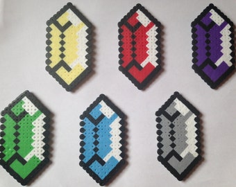 Legend Of Zelda Rupees 6 Piece Sprite Set