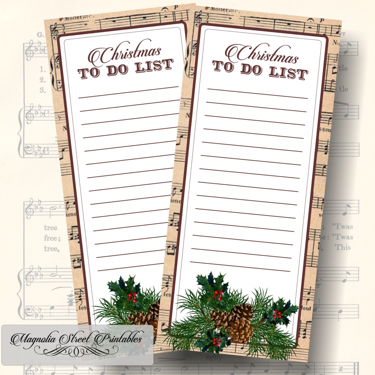 Christmas To Do List Printable Holiday To Do List Holiday