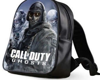 Call Of Duty Ghosts Backpack Laptop School Bag Black/ White - S/ M/ L