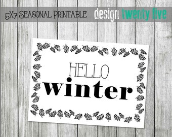 Popular items for winter signs on Etsy