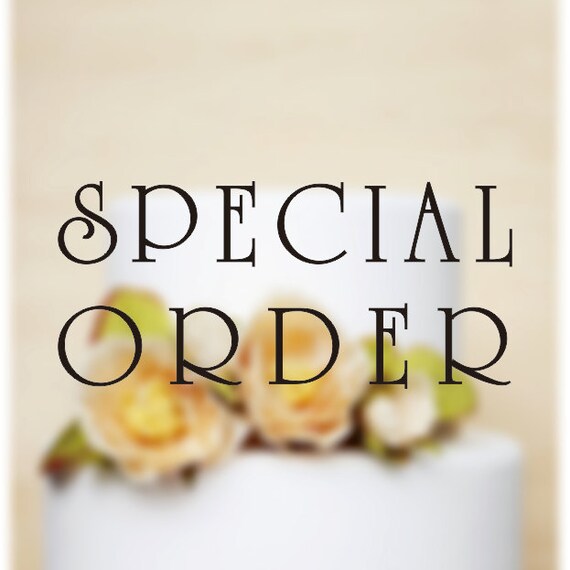 SPECIAL ORDER