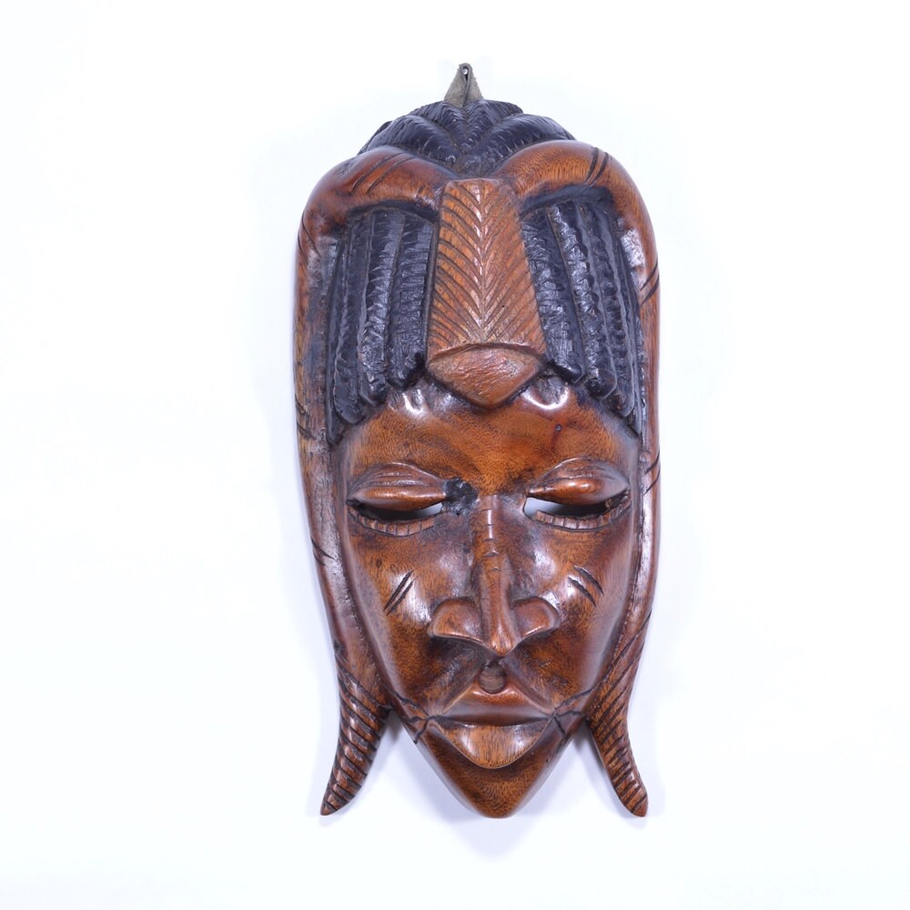 African Mask Mandinka Mask Made with Teak Wood from Mali