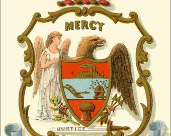 Coat of arms print | Etsy