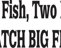 Popular items for big fish decal on Etsy