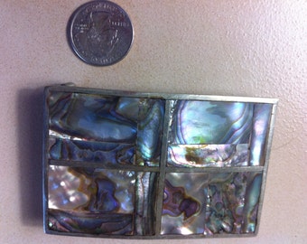 Abalone belt buckle | Etsy