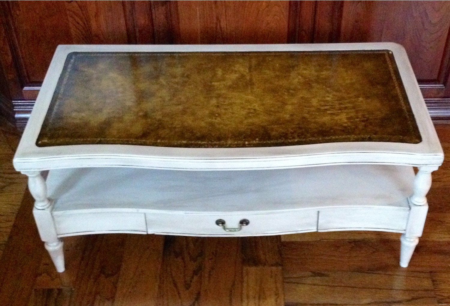 Mid Century Art Deco Leather Insert Coffee Table – Haute Juice