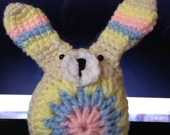 Multi colored rabbit | Etsy