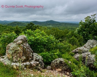 Missouri Ozarks: Gainesville Monadnock Glade by QuintaScottPhoto