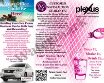 Custom Plexus Product Brochure with QR Code