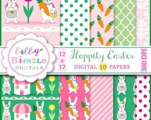 Popular items for easter digital paper on Etsy