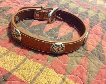 Popular items for concho dog collar on Etsy