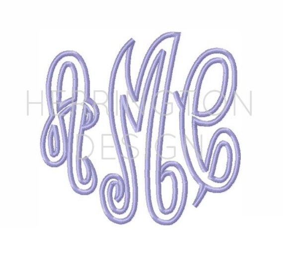 6" inch Empress Applique Mastercircle Embroidery Font Mastercircle ...