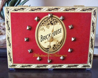 Popular items for cigar box clock on Etsy