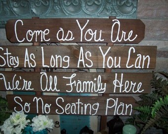 No seating plan sign | Etsy