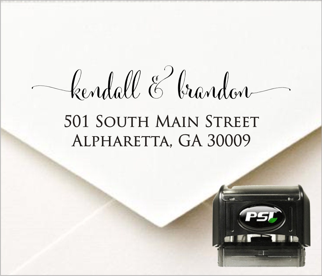 Personalized Self Inking Return Address Stamp by PrettySweetParty