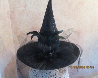 Popular items for black witch hat on Etsy