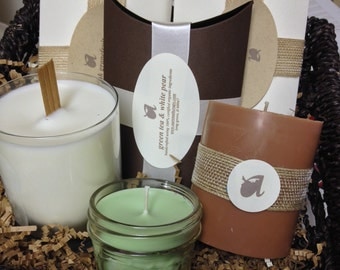 Candle gift basket | Etsy