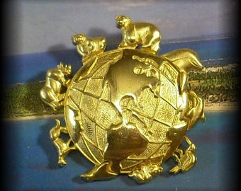 Unique gold world map related items | Etsy