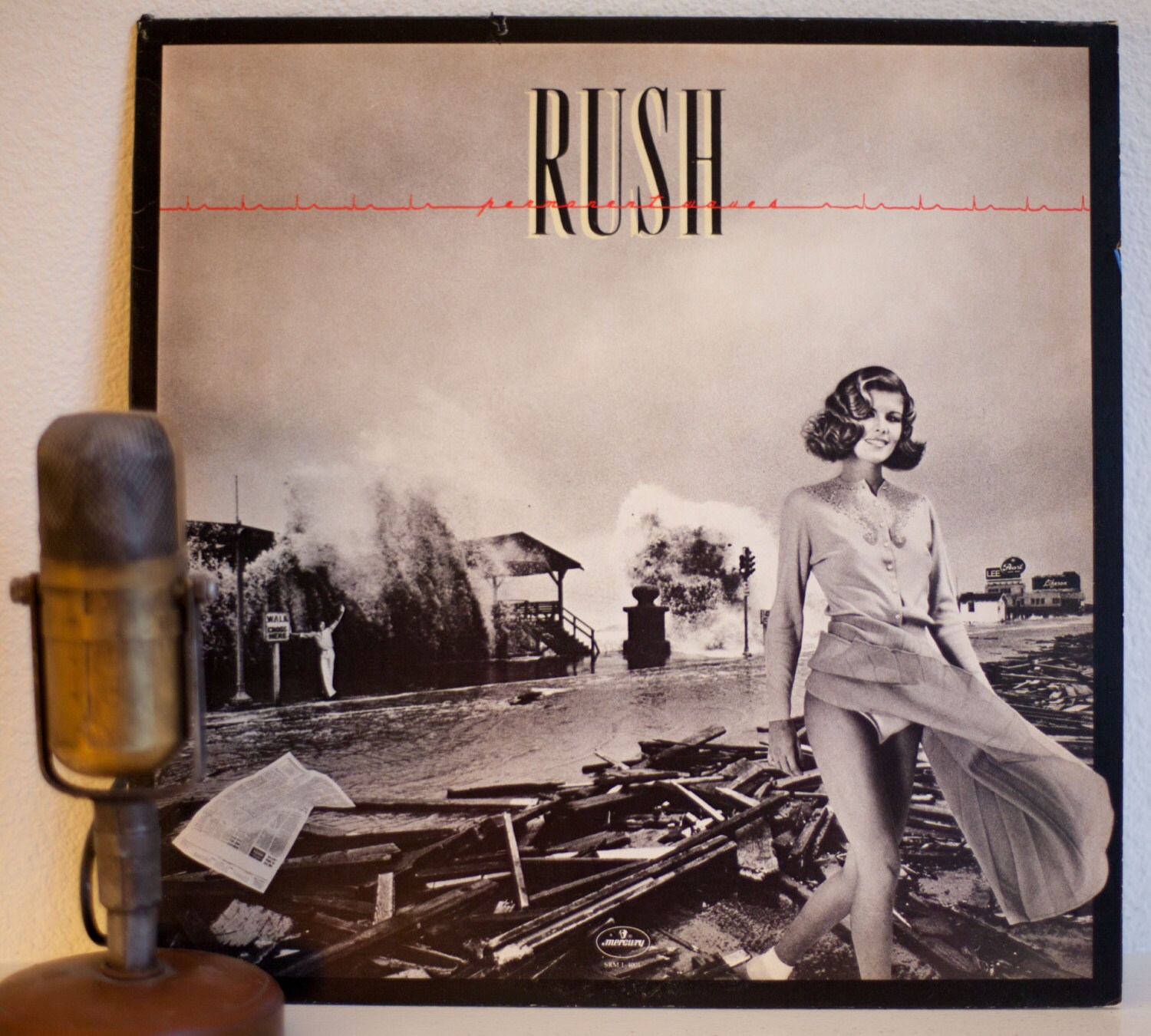 Rush Vinyl Record 1970s Rock Album Permanent by DropTheNeedle
