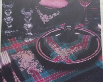 Blackwork rose cross stitch pattern with full color and by mrsweir