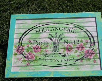 Popular items for french hand painted on Etsy