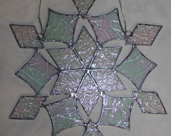 Beveled snowflake | Etsy