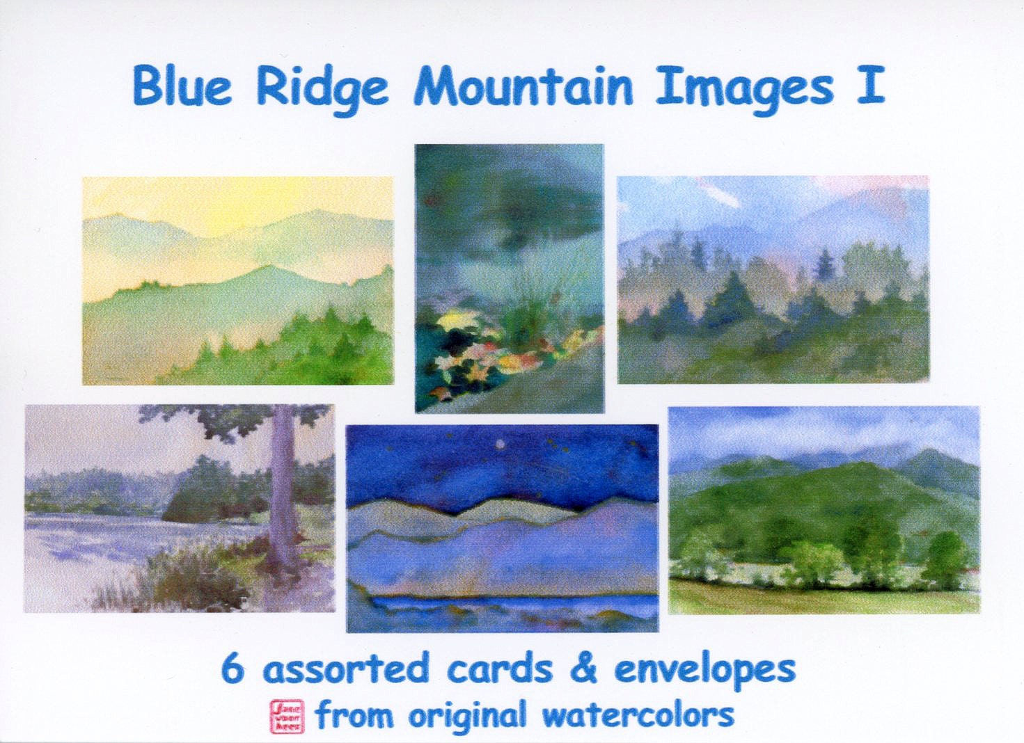 Boxed Cards Blue Ridge Mountain Images I