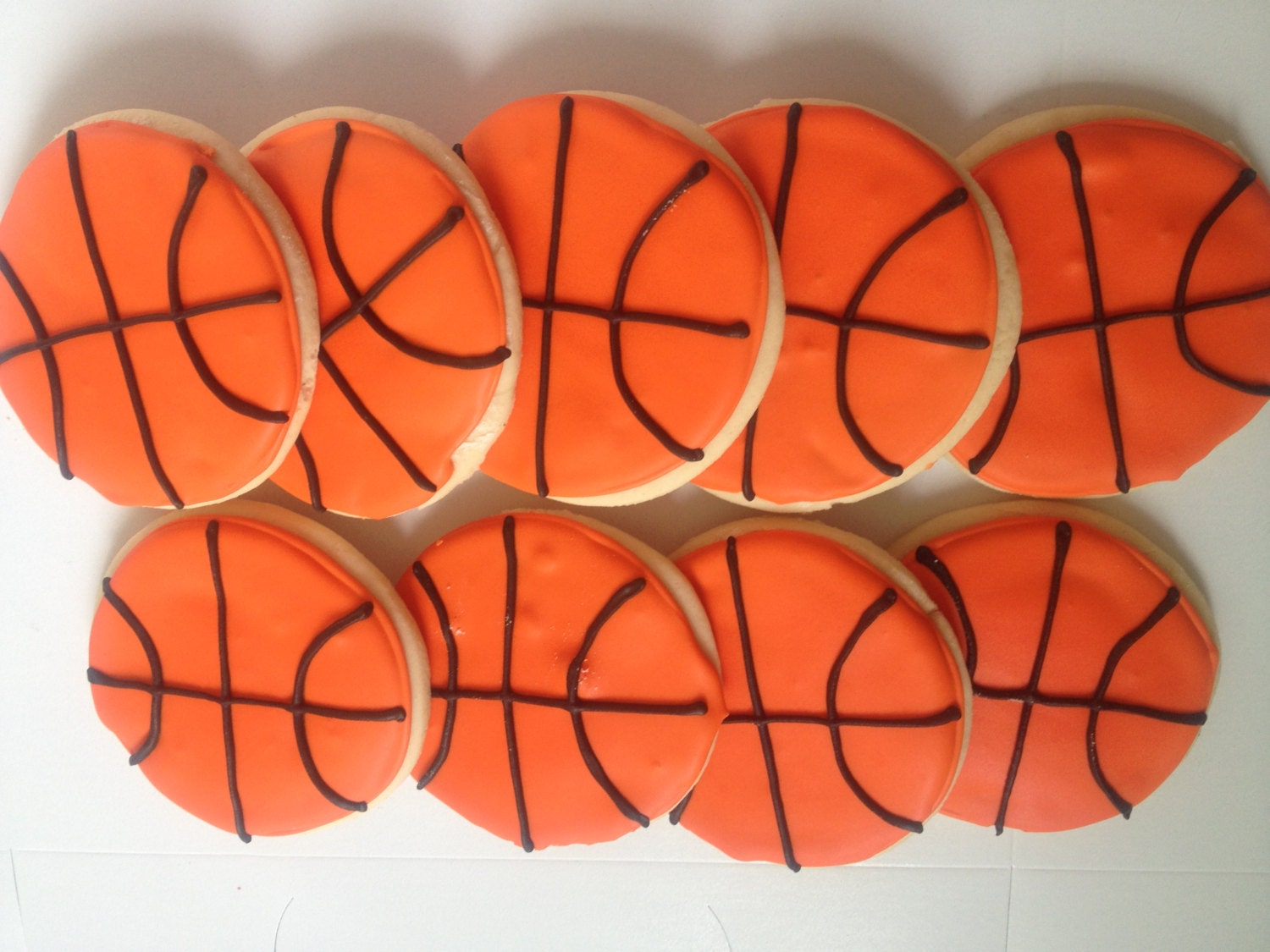 Basketball Sugar Cookies