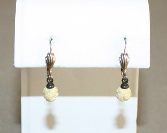 Popular items for carved bone rose on Etsy