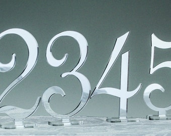 Popular items for mirror table number on Etsy