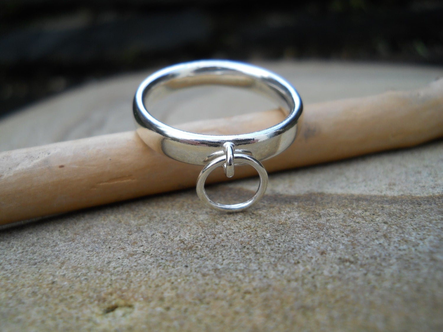 Sterling silver Story of 'O' ring by Inofa on Etsy
