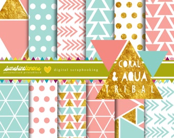 Cupcake Love Digital Scrapbooking Paper Set by SunshineLemons