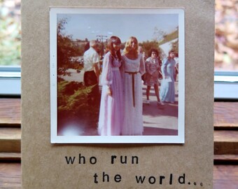 Popular items for who run the world on Etsy