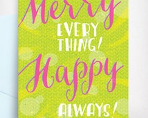 Popular items for merry everything on Etsy