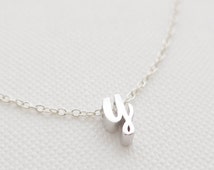Popular items for cursive necklace on Etsy