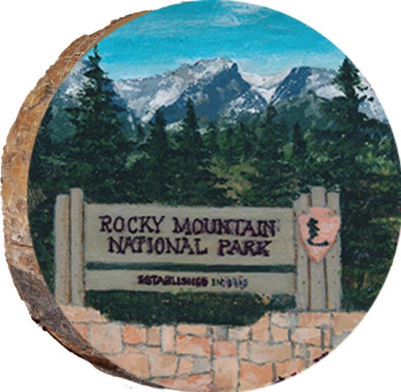 Rocky Mountain National Park Entrance Sign SCP004