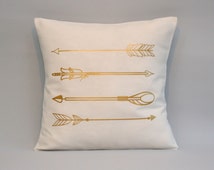 Unique arrow pillow cover related items | Etsy