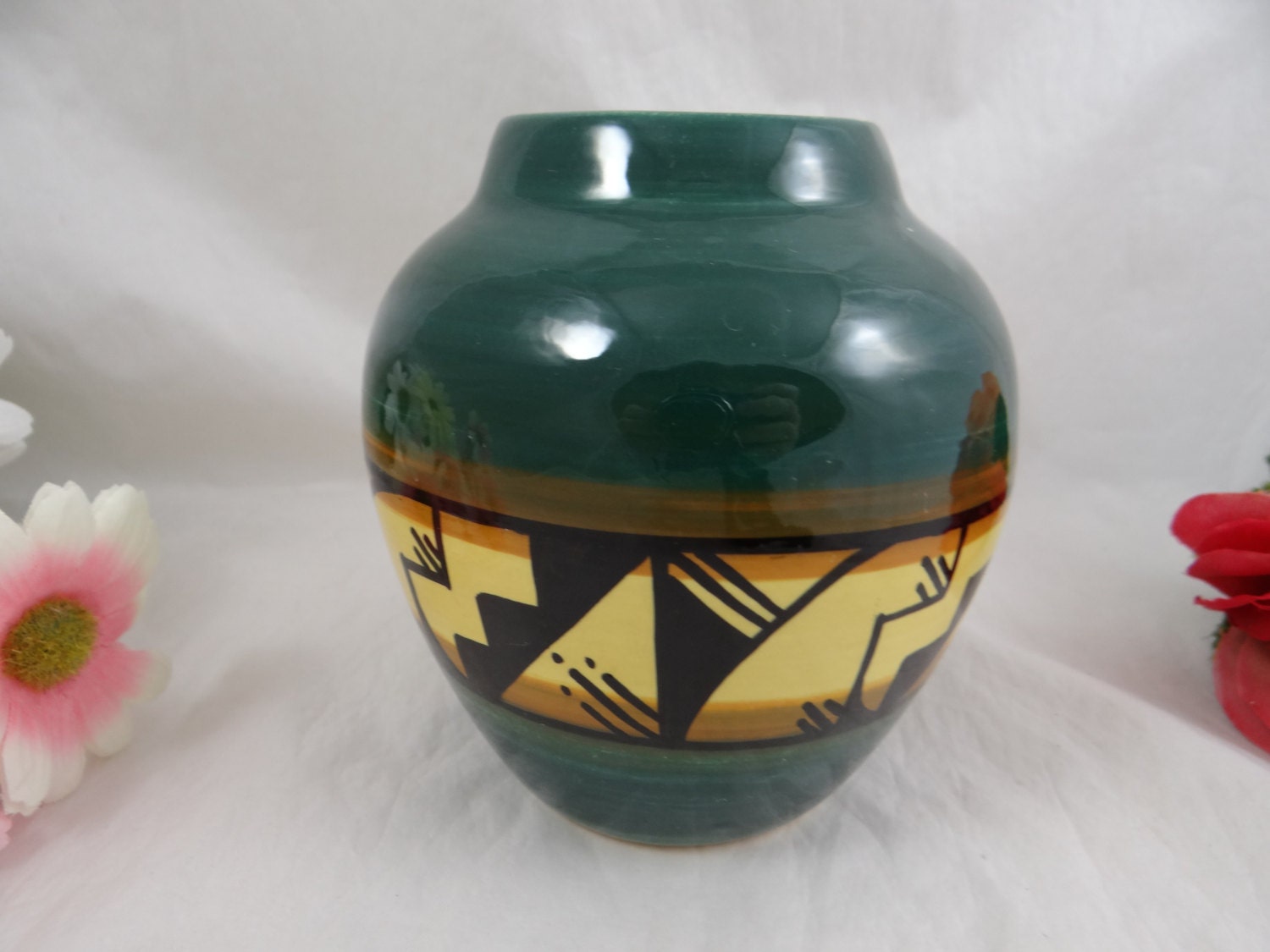 Ute Mountain Pottery Vase Artist Signed
