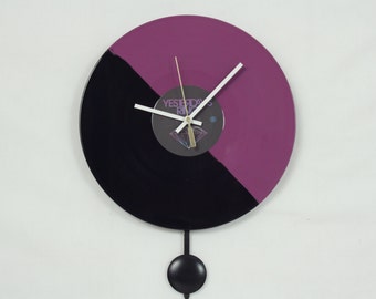 Popular items for record wall clock on Etsy