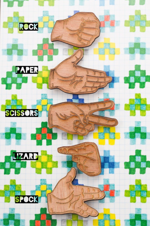 Items Similar To Rock Paper Scissors Lizard Spock Single Wooden items-similar-to-rock-paper-scissors-lizard-spock-single-wooden