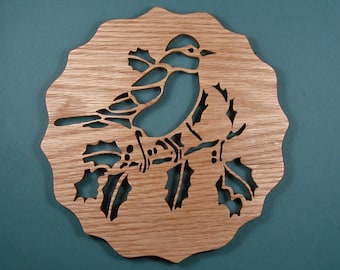 Scroll saw trivet | Etsy
