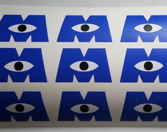 Monster inc labels | Etsy