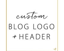 Popular items for blog logo design on Etsy