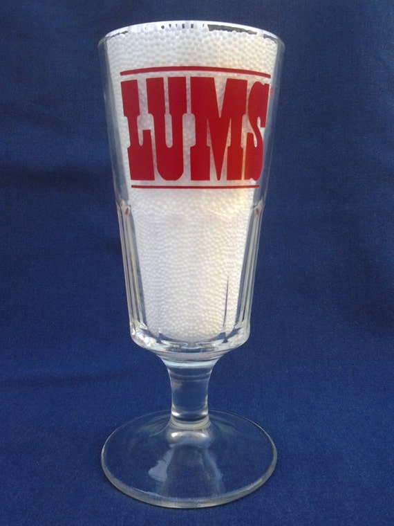 Vintage LUMS Restaurant Glass / Bar Stein / 12oz. Beer Mug