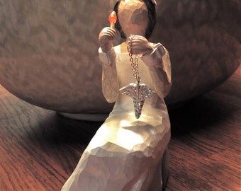 Nurse Gift - RN Gift - Florence Nightingale with Candle & Silver ...